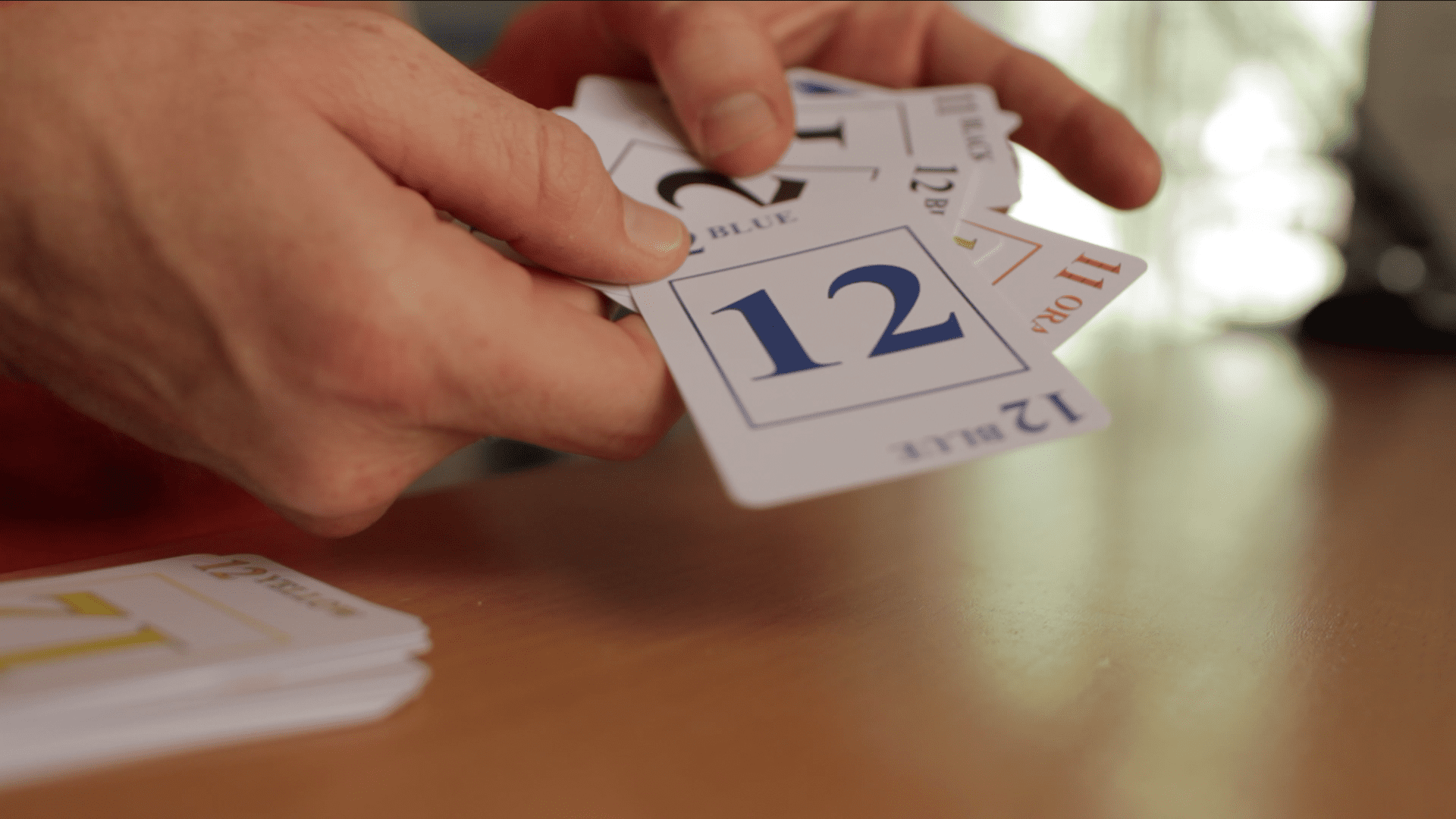 Picking Up Plastic Cards on Hard Surface - 57Cards